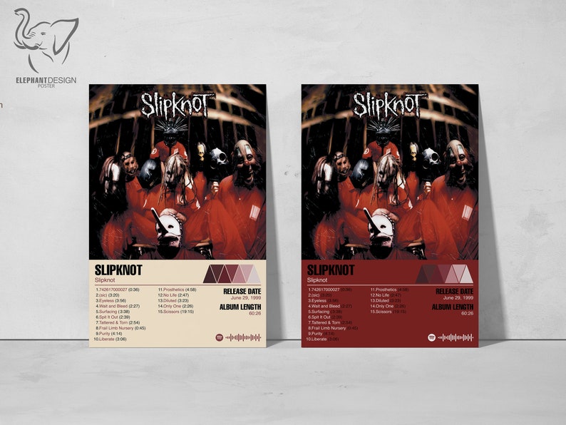 Slipknot Poster Slipknot Album Poster Slipknot Album Poster Home Decor ...