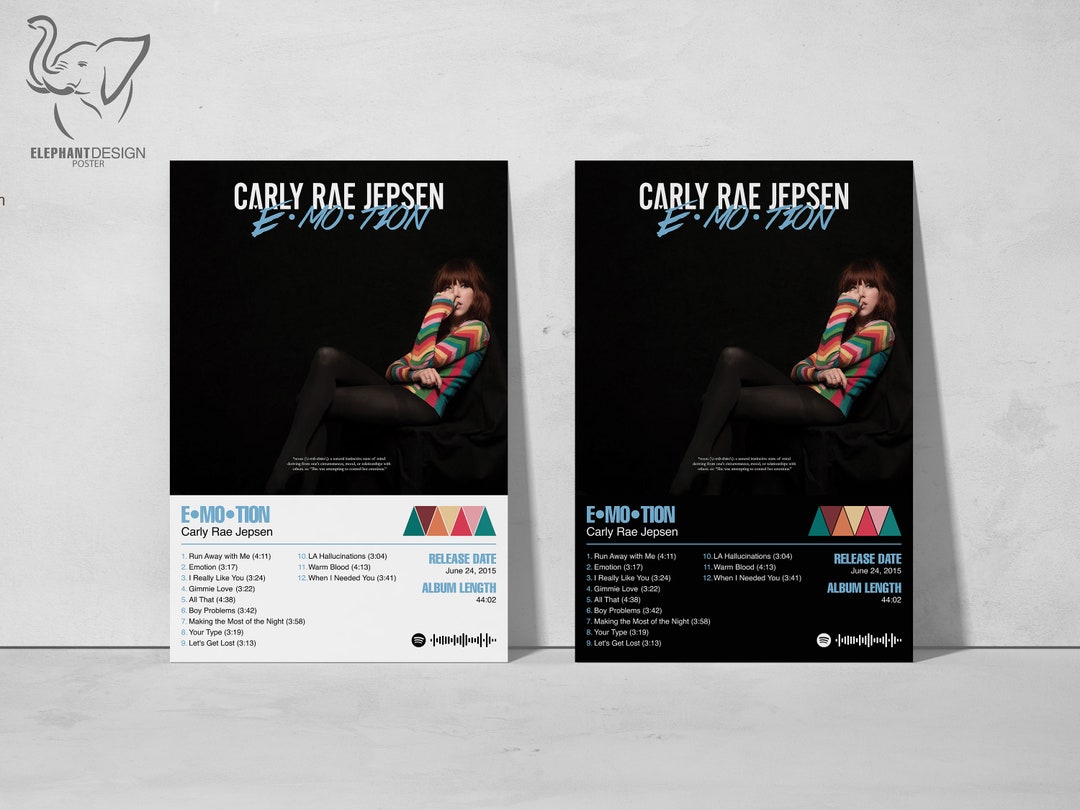Emotion Poster Carly Rae Jepsen Album Cover Emotion Album Poster Home ...