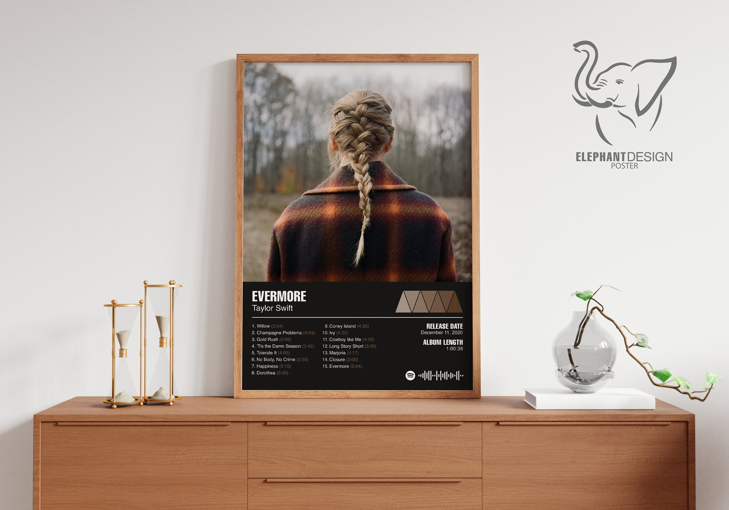 Evermore Poster Taylor Swift Album Cover Evermore Album Poster Home ...