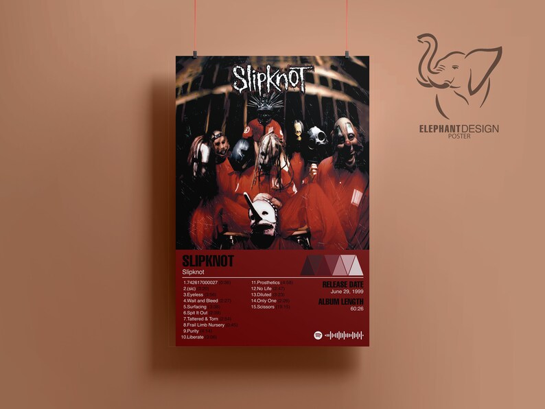 Slipknot Poster Slipknot Album Poster Slipknot Album Poster Home Decor ...