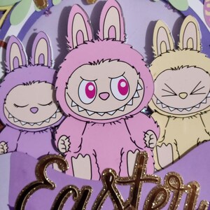 Labubu Easter Cake Topper - Etsy