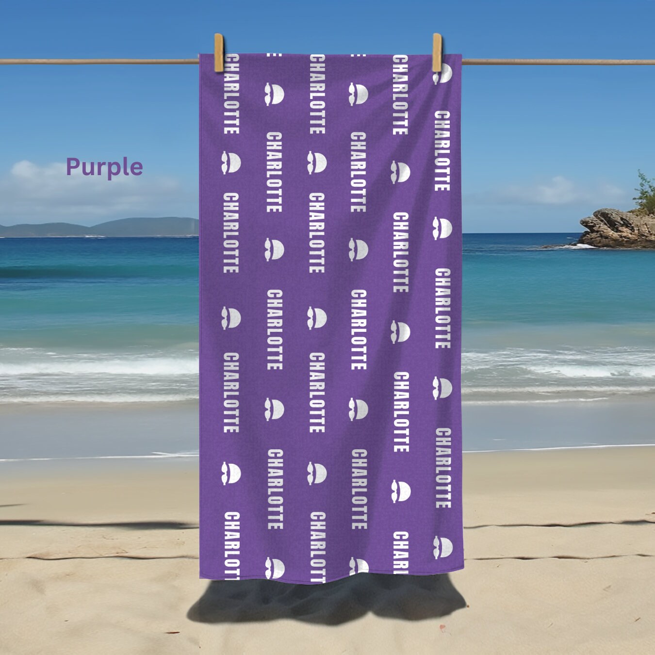 Personalized Monogram Swim Team Beach Towel Custom Swim Athlete and ...