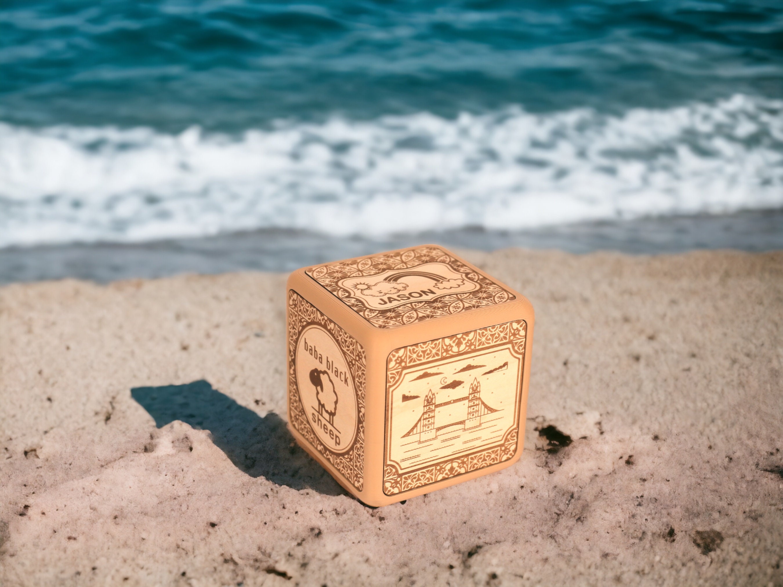 Handmade Interactive Music Box - Tap to Play Top 5 Nursery Rhymes for ...