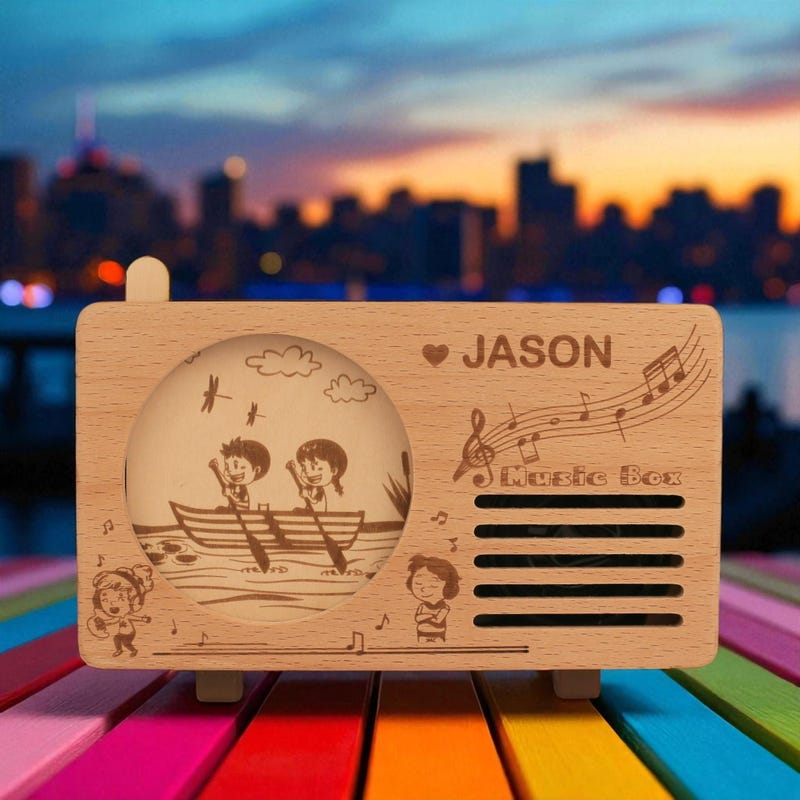 Slide to Play Music Box - Etsy