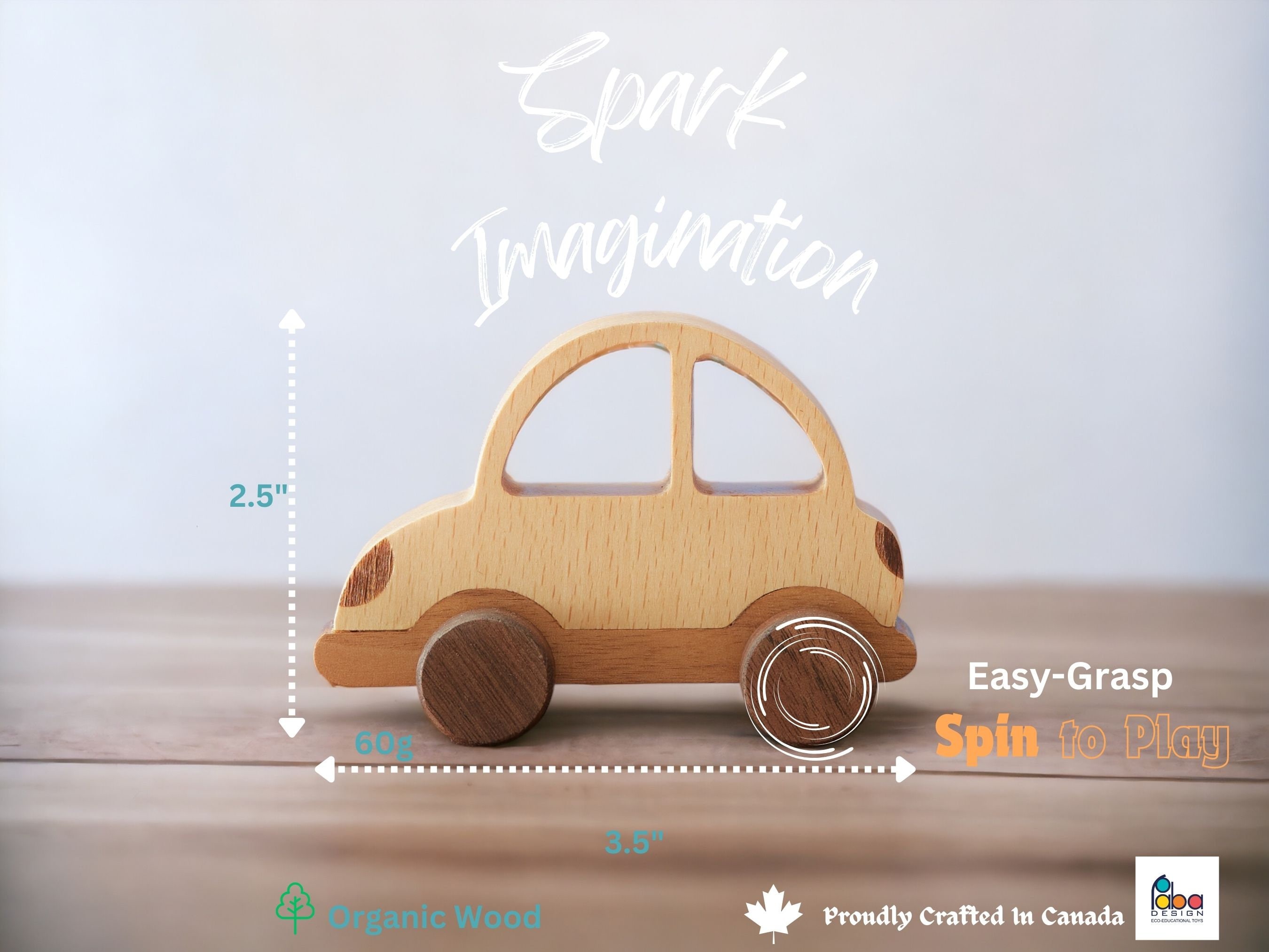Handmade Spinning Car Push Toy | Best First Birthday and Delightful ...