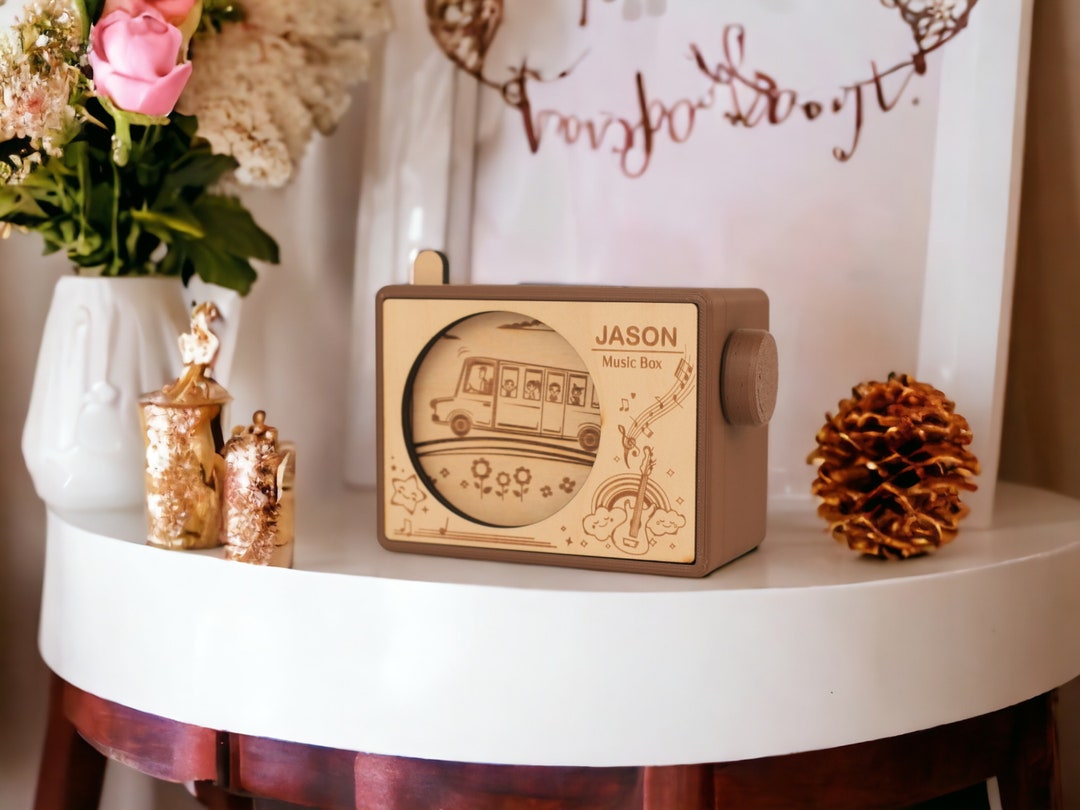 Handmade Nursery Rhyme Music Box | One of a Kind Baby Toddler Birthday ...