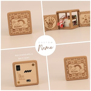 Handmade Interactive Music Box - Tap to Play Top 5 Nursery Rhymes for ...