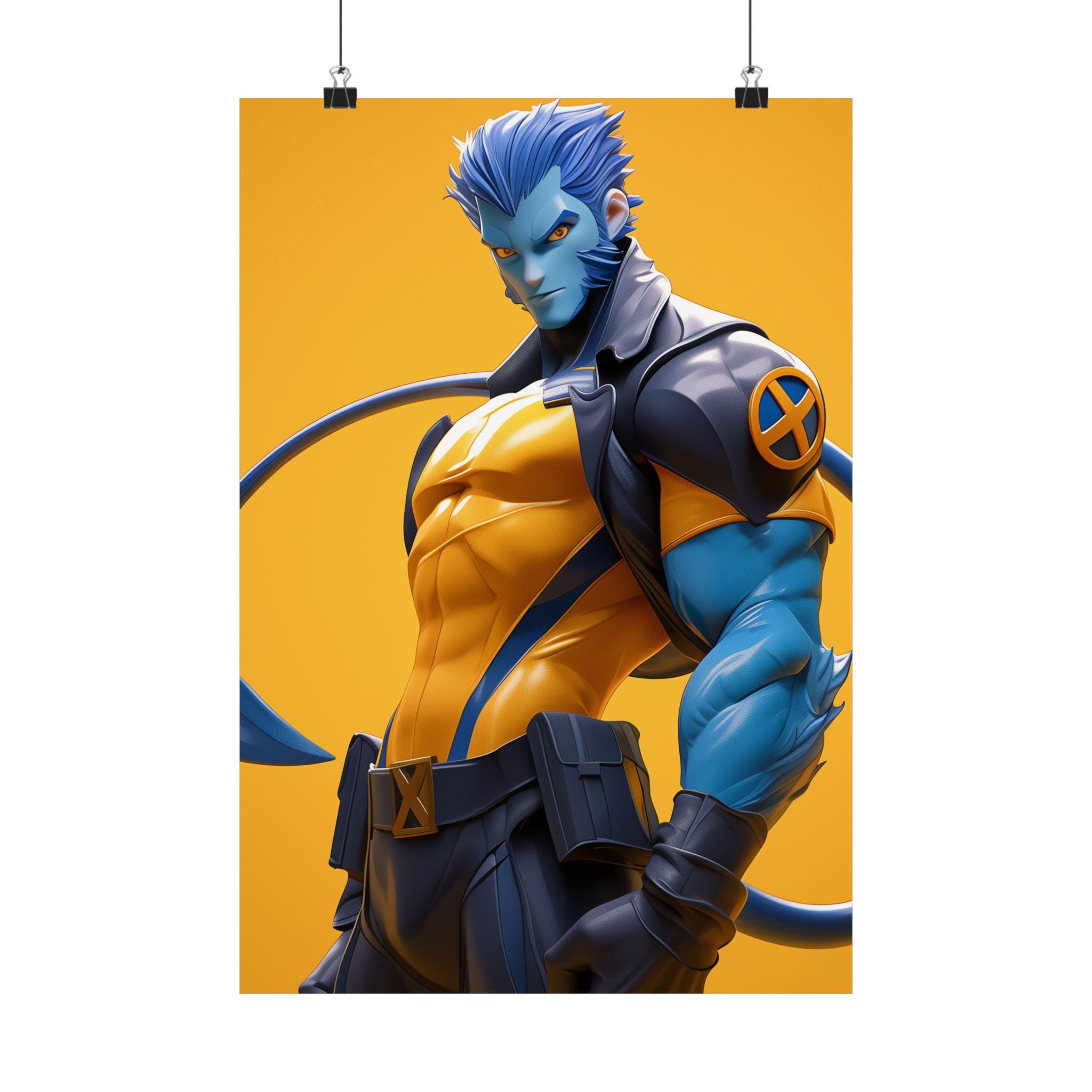Nightcrawler 3D Character Poster, Game Art Style, Studio Finished Wall ...