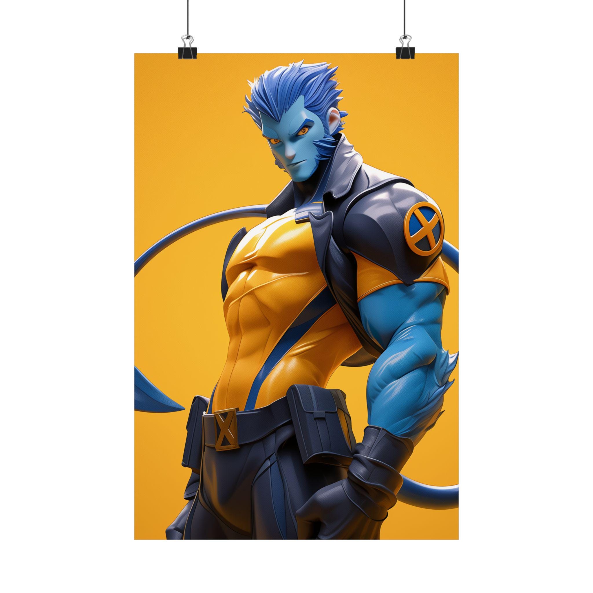 Nightcrawler 3D Character Poster, Game Art Style, Studio Finished Wall ...