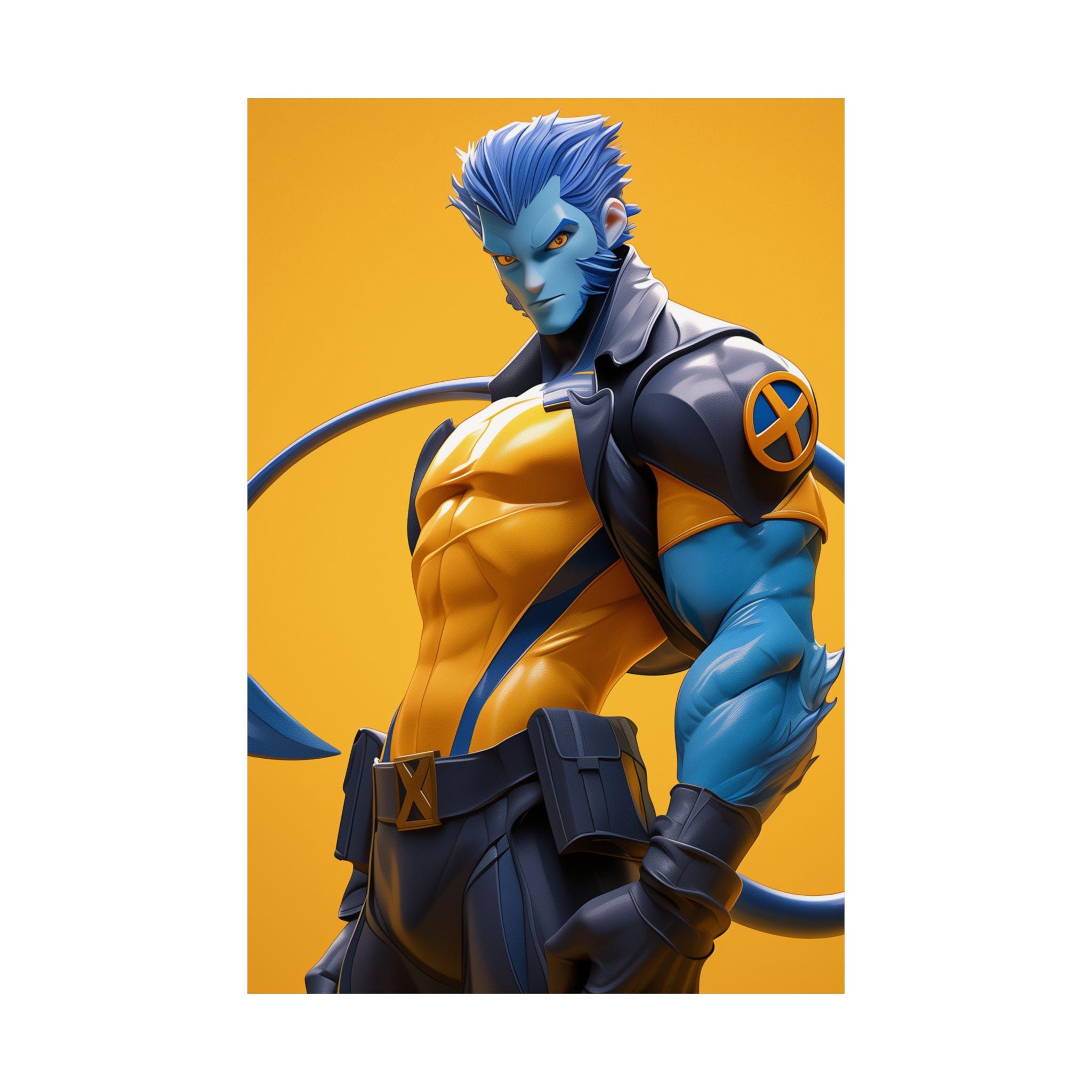 Nightcrawler 3D Character Poster, Game Art Style, Studio Finished Wall ...
