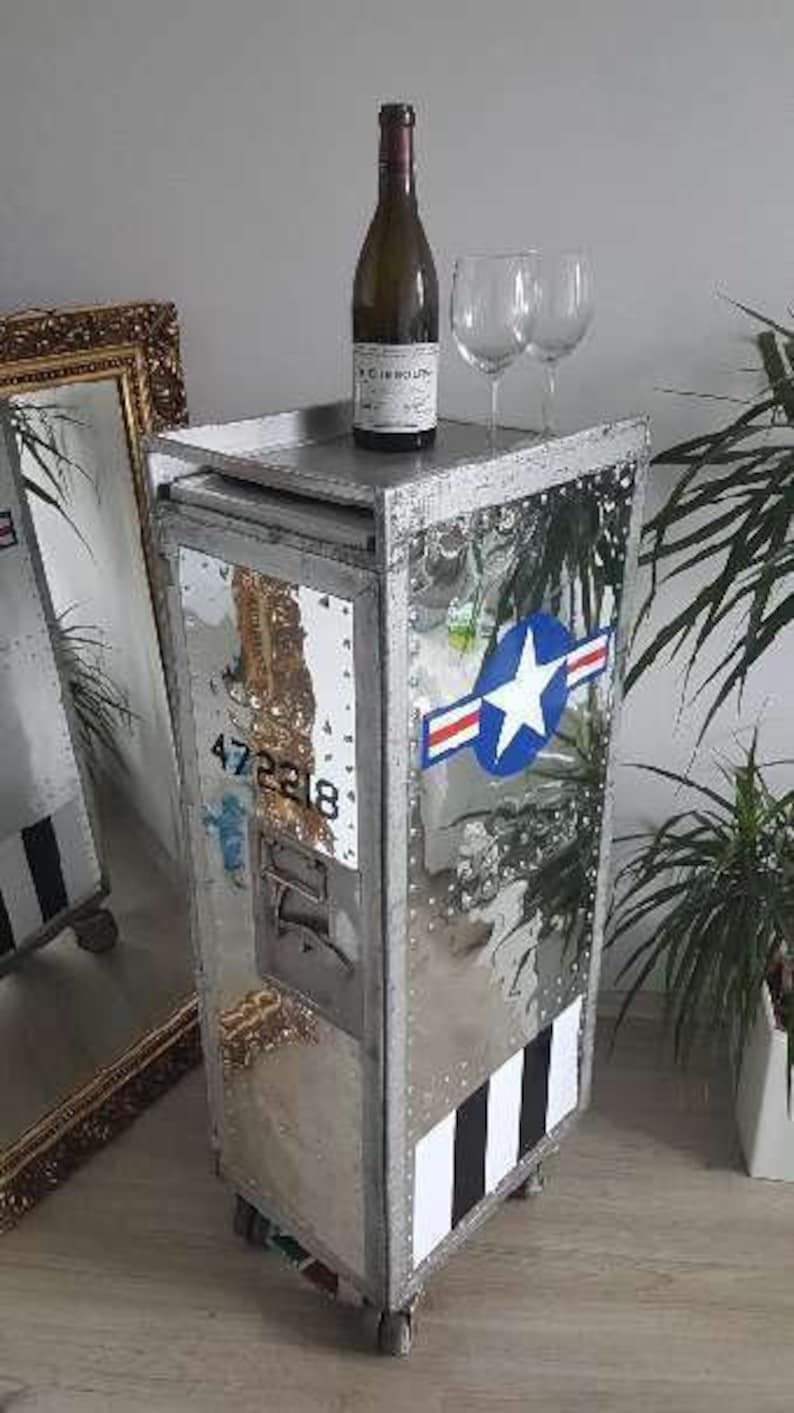 Airline Trolley Galley Cart Vintage Airplane - Etsy