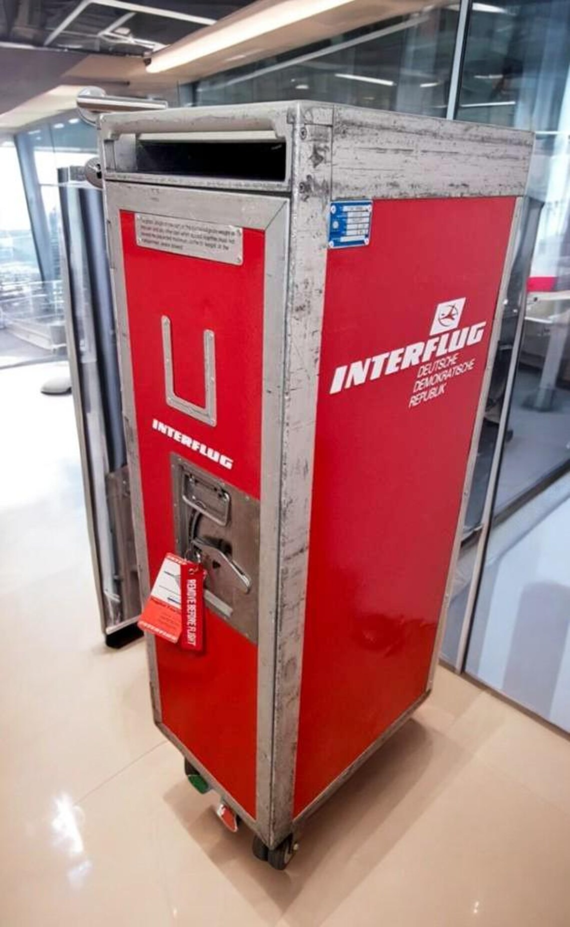 Airline Trolley Interflug Inflight Cart GDR - Etsy