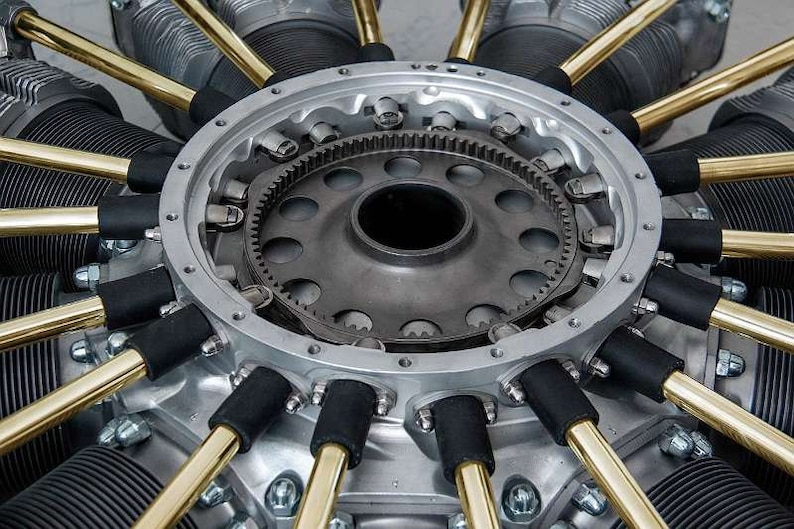 Coffee Table Radial Engine Airplane - Etsy