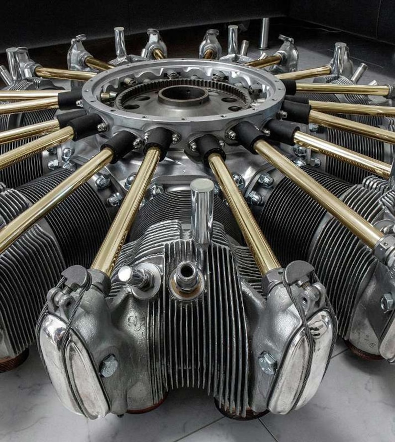 Coffee Table Radial Engine Airplane - Etsy
