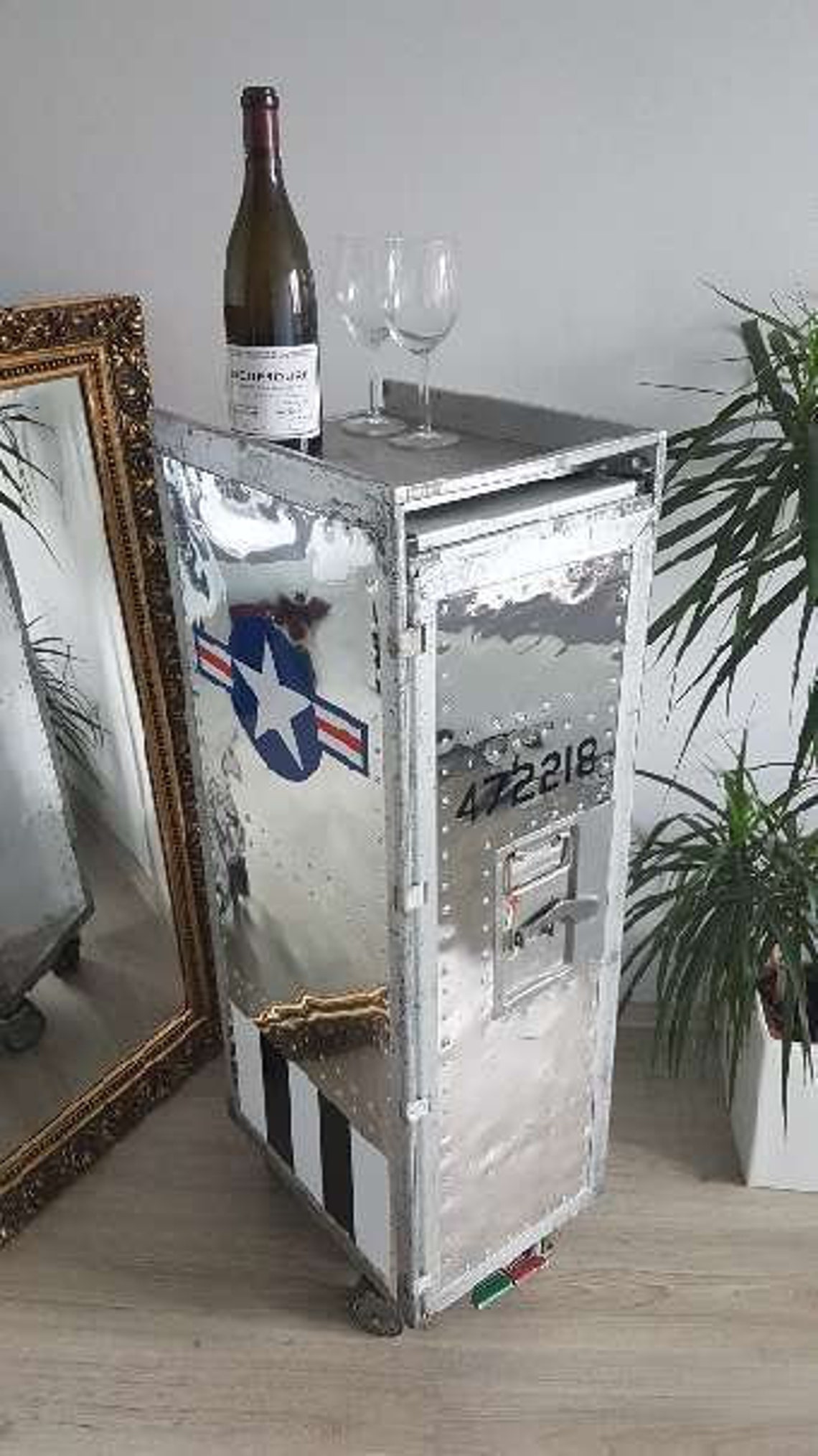 Airline Trolley Galley Cart Vintage Airplane - Etsy