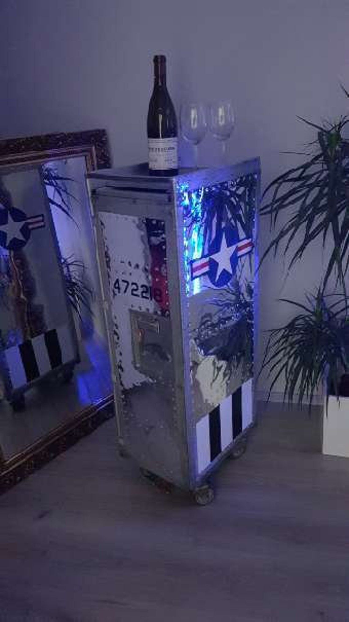 Airline Trolley Galley Cart Vintage Airplane - Etsy