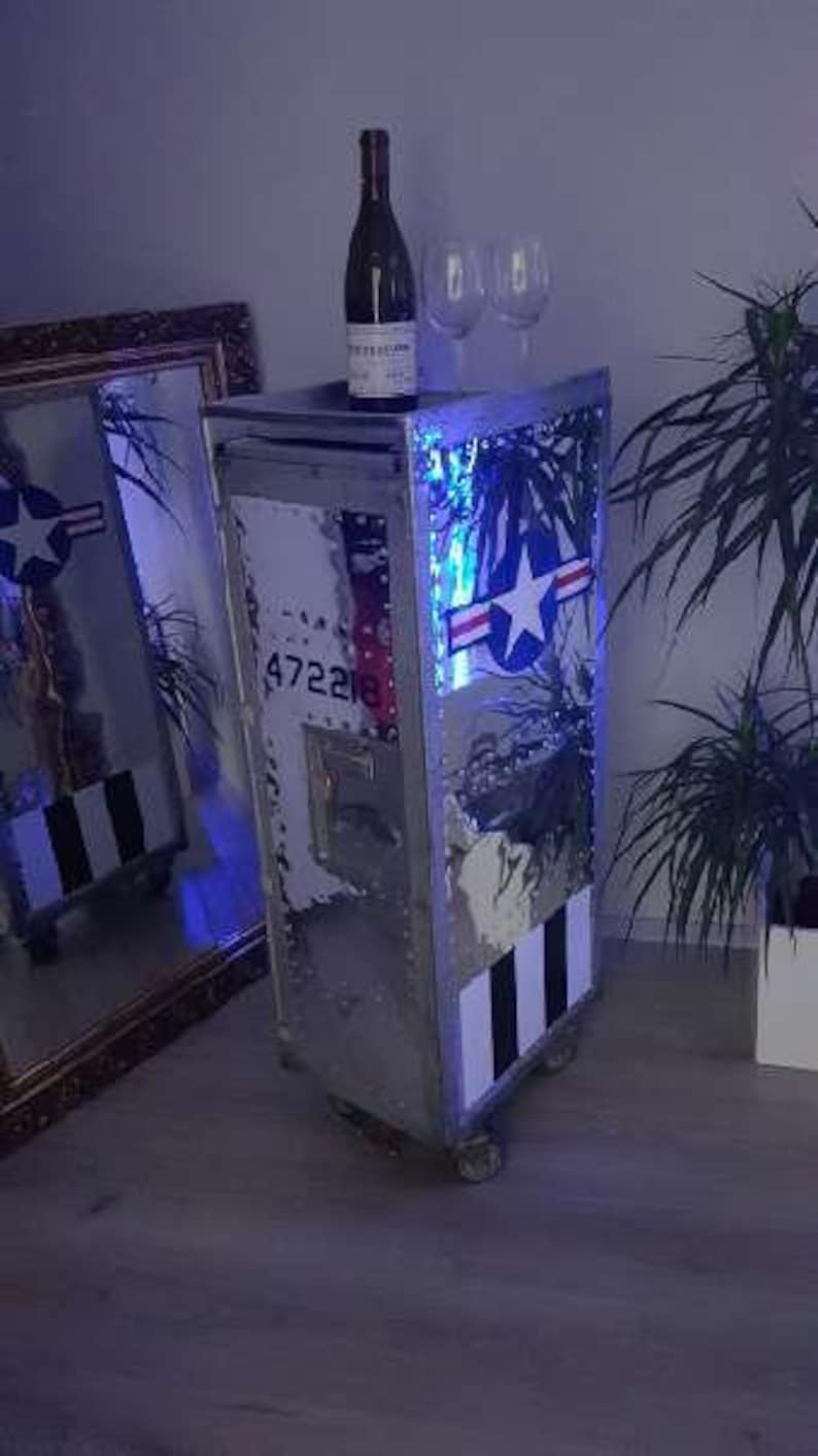 Airline Trolley Galley Cart Vintage Airplane - Etsy