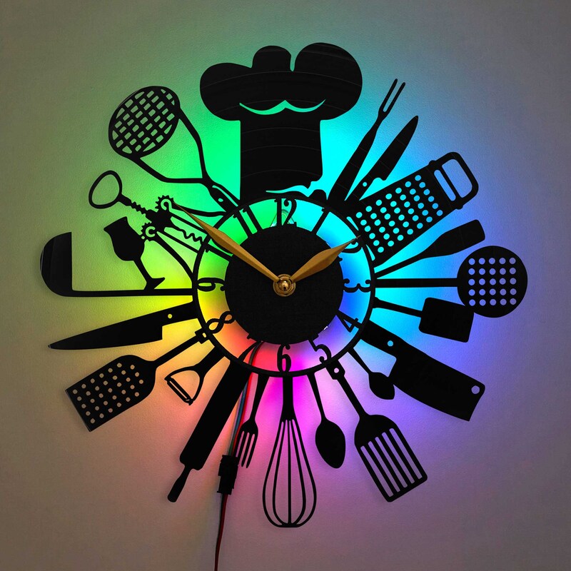 Kitchen Wall Clock - Etsy