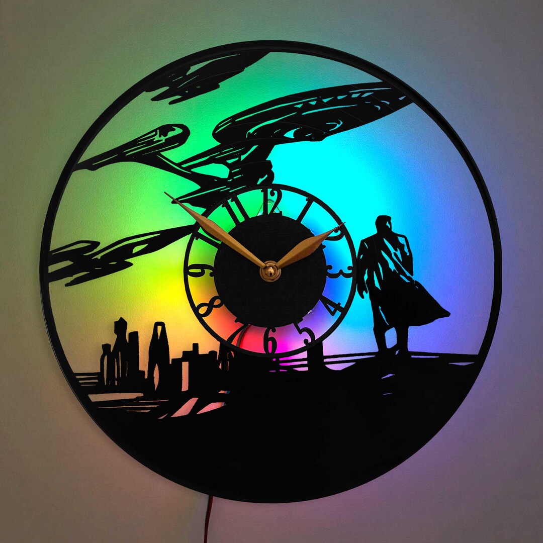 American Sci-fi Clock - Etsy