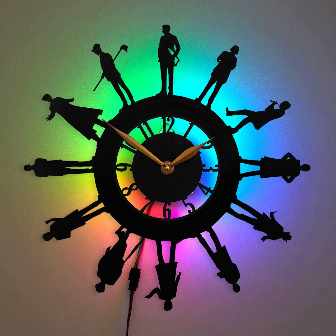 Doctors Clock, Gift for Who Fans, Dr Decor - Etsy