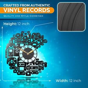 Gamer Clock With Led Light, Video Gaming Gifts, Game Room Wall Decor ...