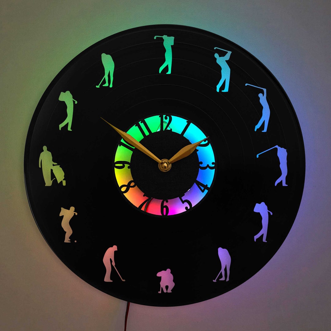 Golf Clock - Etsy