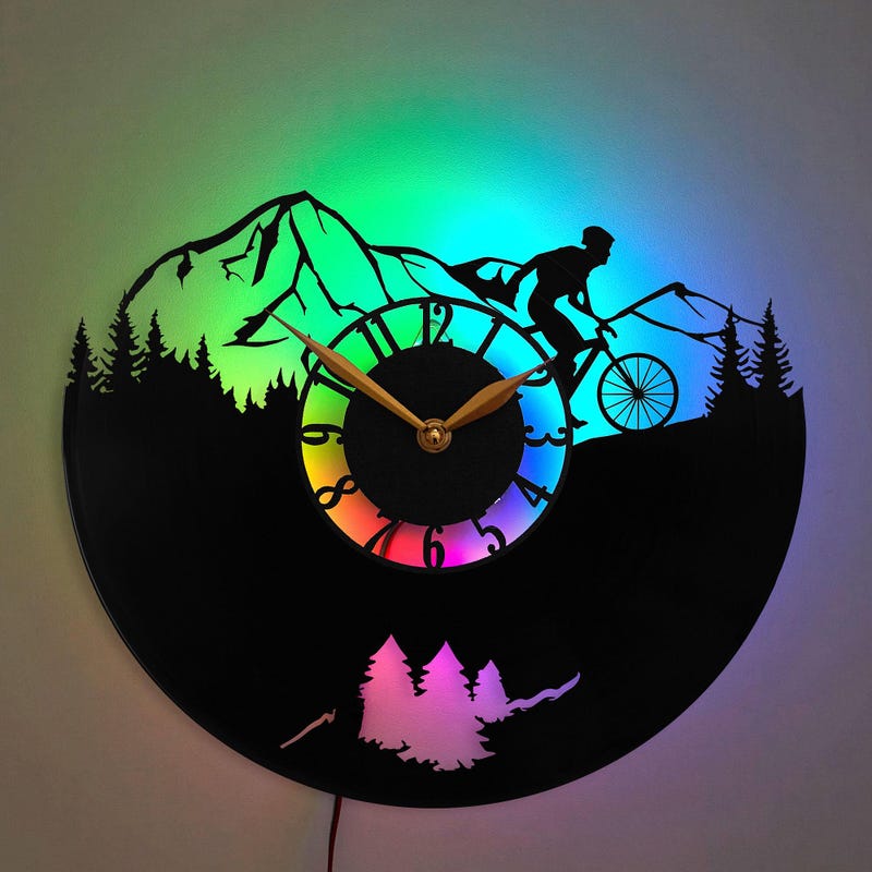 Bicycle Wall Clock - Etsy