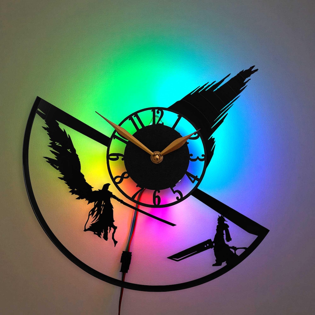 Final Fantasy 7 Clock, Final Fantasy VII, Final Fantasy Clock, FF7 ...