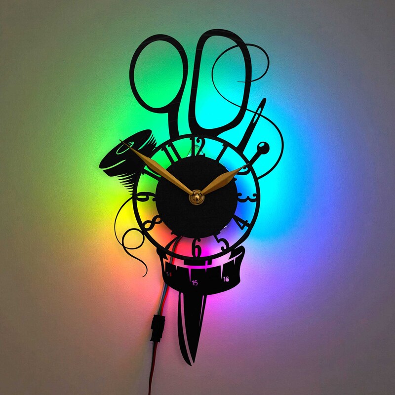 Sewing Room Clock - Etsy