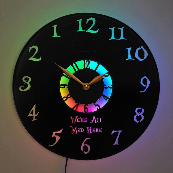 Reverse Clock - Etsy