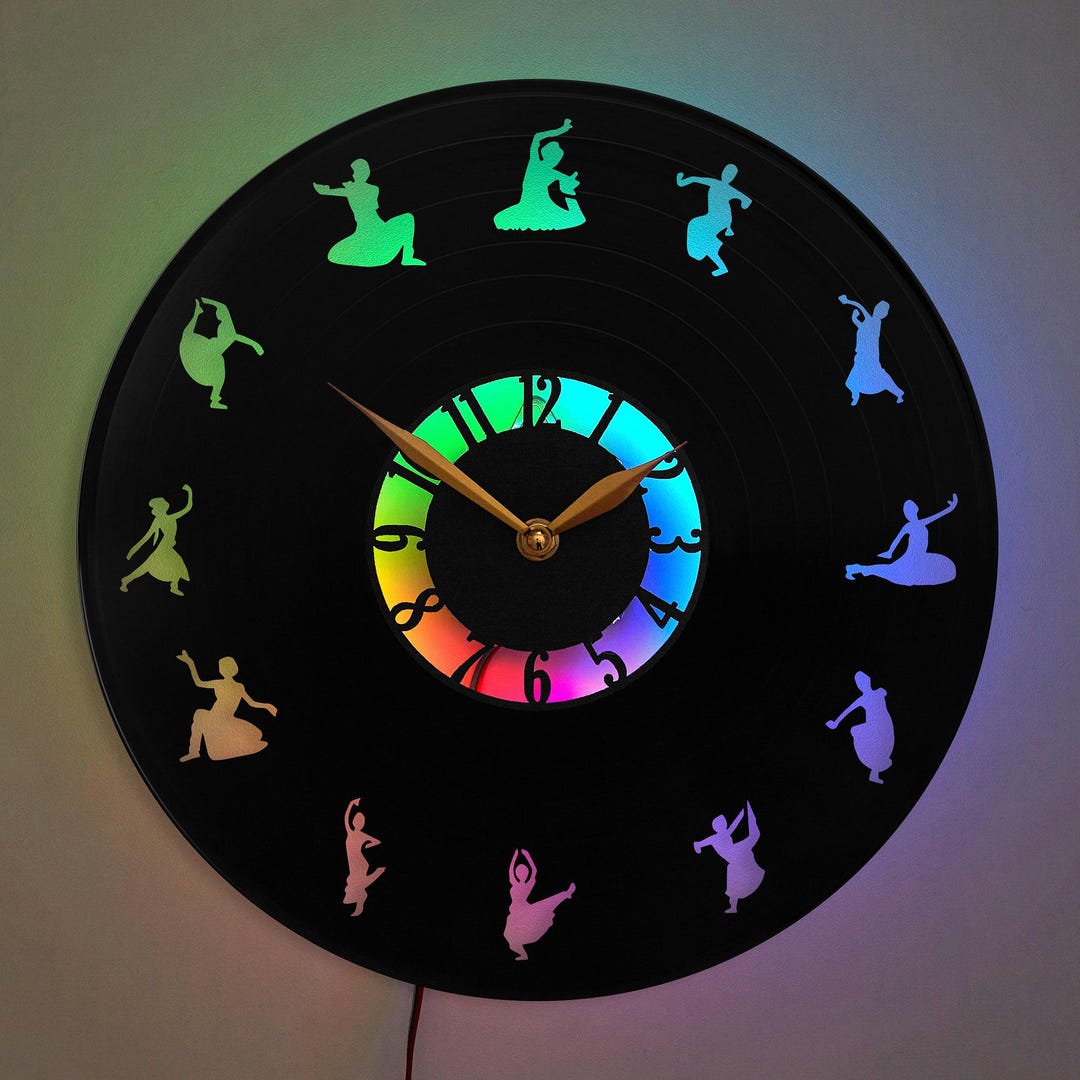 Ballerina Wall Clock, Ballerina Decor, Dance Theme Wall Clock, Dancers ...
