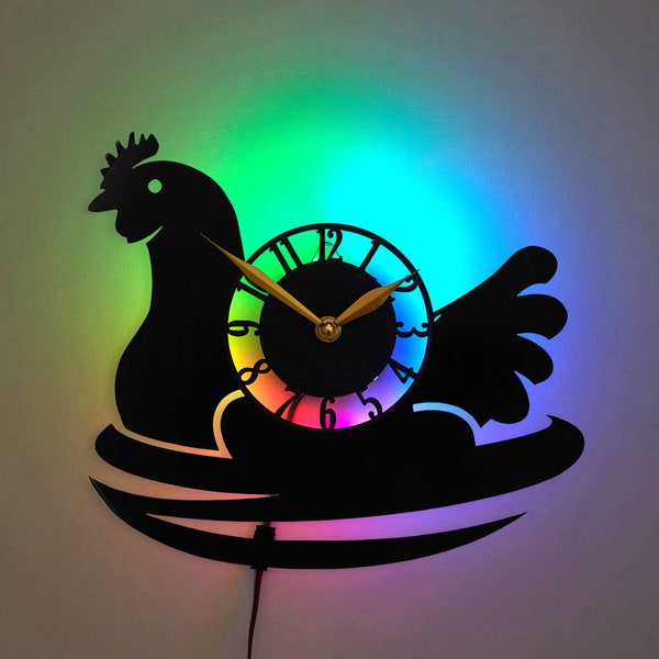 Chicken Clock - Etsy