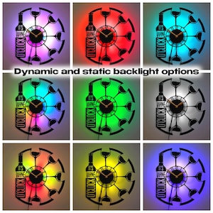 Gamer Clock With Led Light, Video Gaming Gifts, Game Room Wall Decor ...