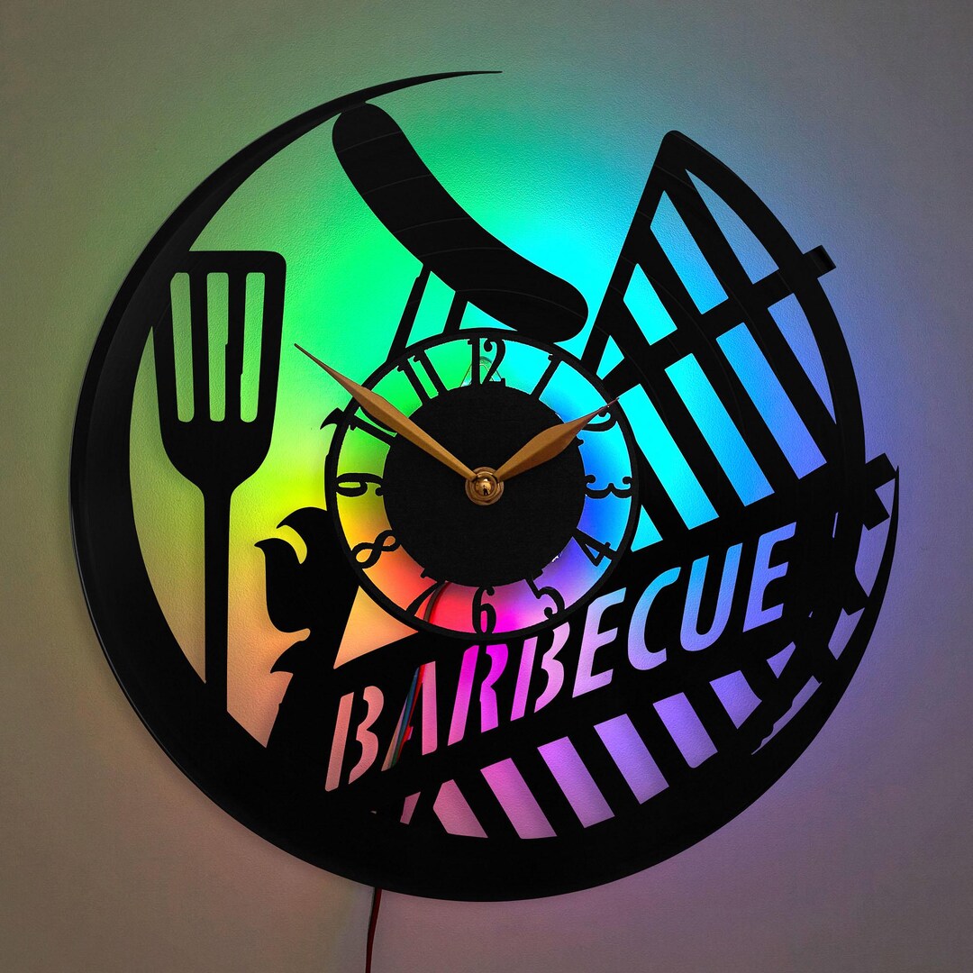Barbecue Clock - Etsy