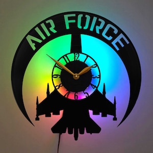 Air Force Clock, Air Force Decor, Air Force Gift - Etsy