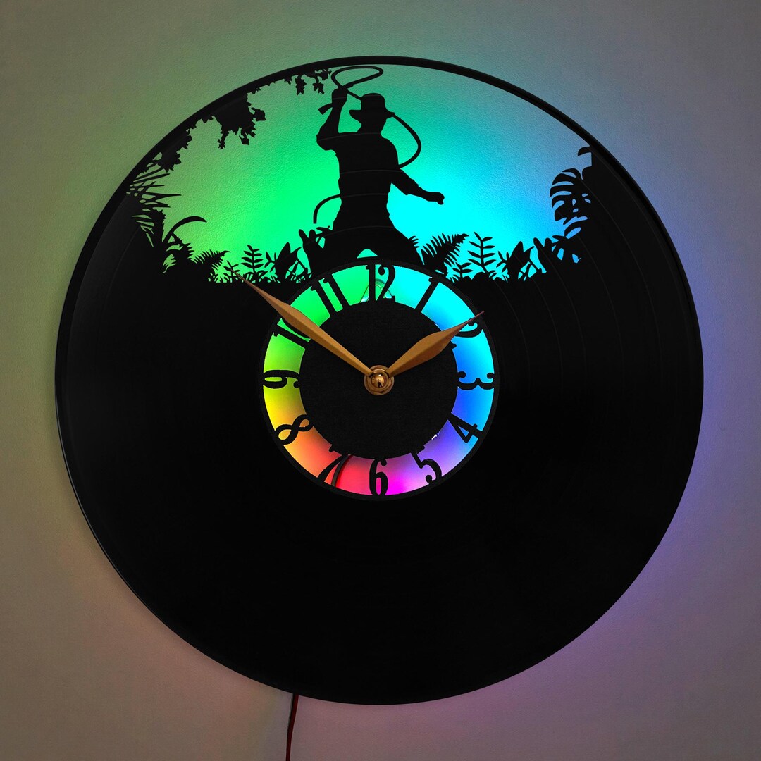 Indiana Clock, Jone Gift - Etsy