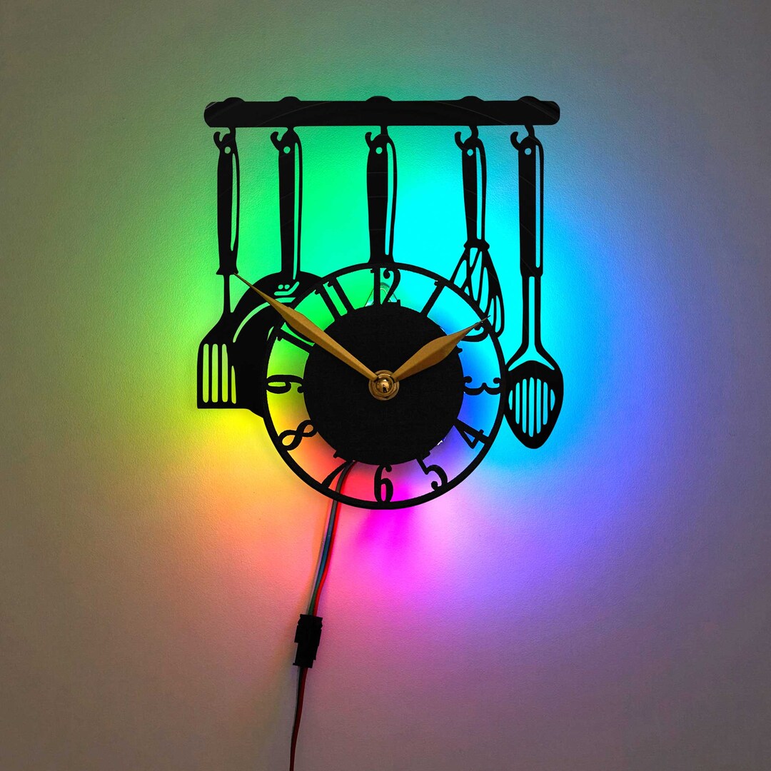 Kitchen Clock, Kitchen Decor, Kitchen Wall Clock - Etsy