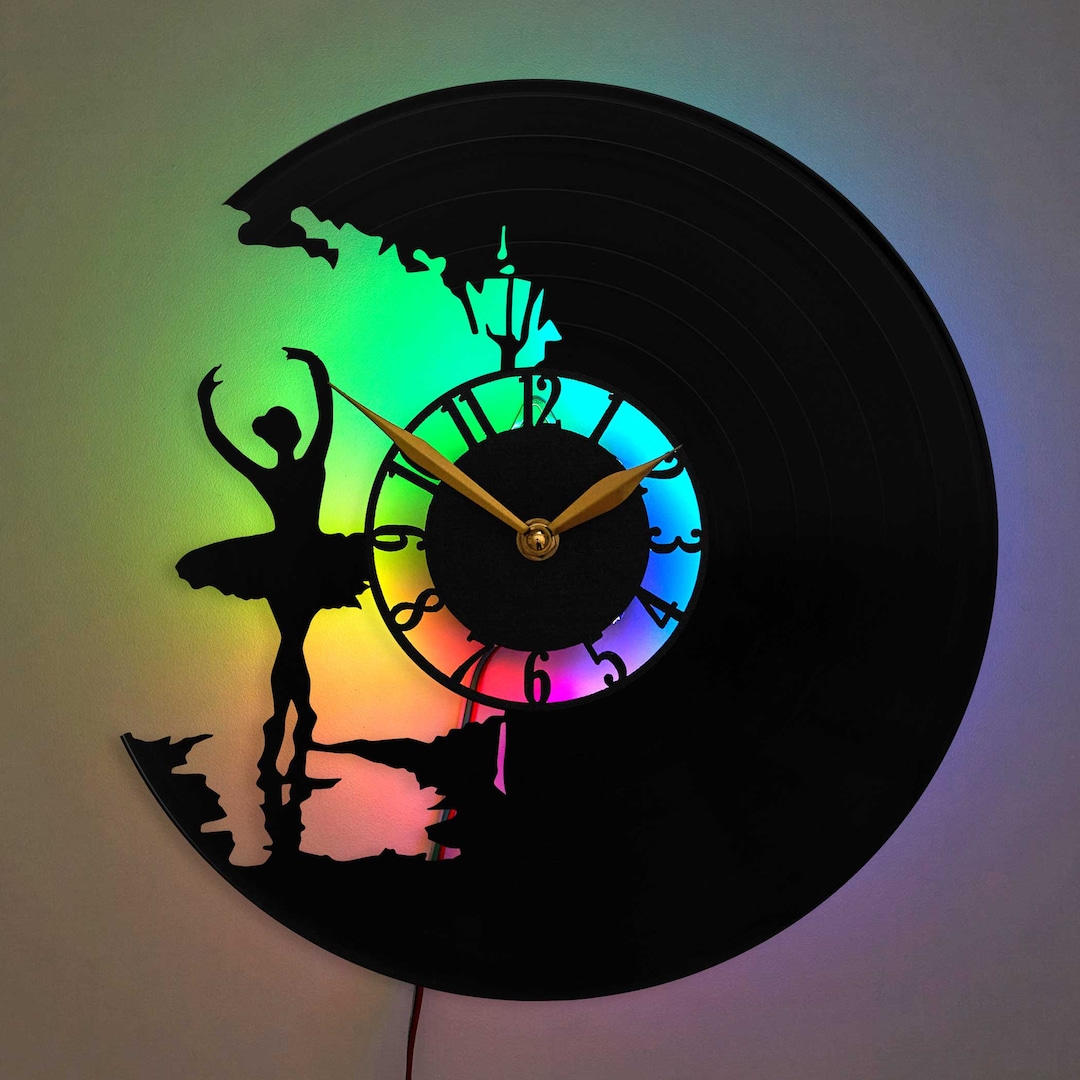 Ballet Clock, Dancing Clock, Ballet Dancer Clock - Etsy