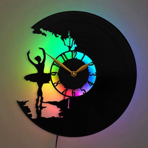 Ballet Clock, Dancing Clock, Ballet Dancer Clock - Etsy