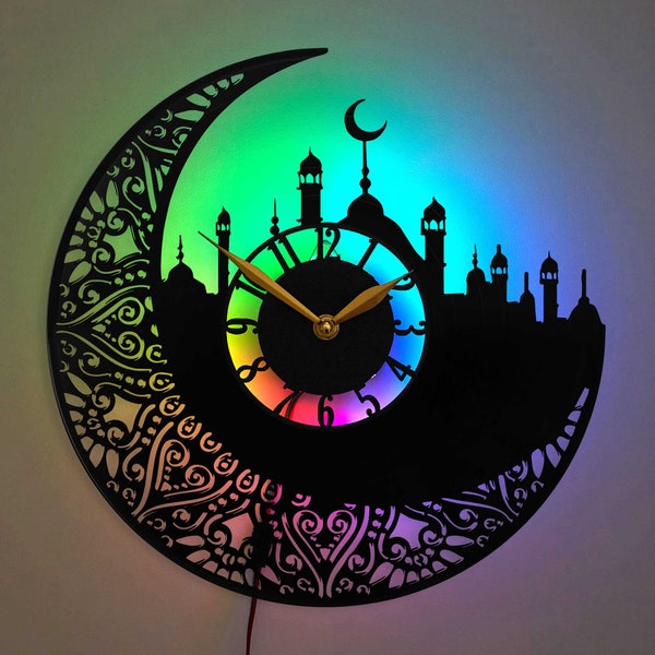 Arabic Wall Clock - Etsy