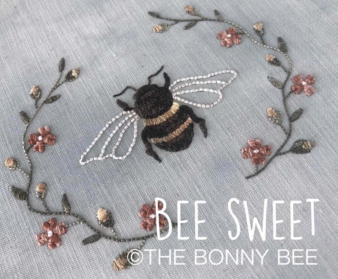 Bee Sweet Contrapunch™ Punch Needle & Hand Embroidery PDF - Etsy