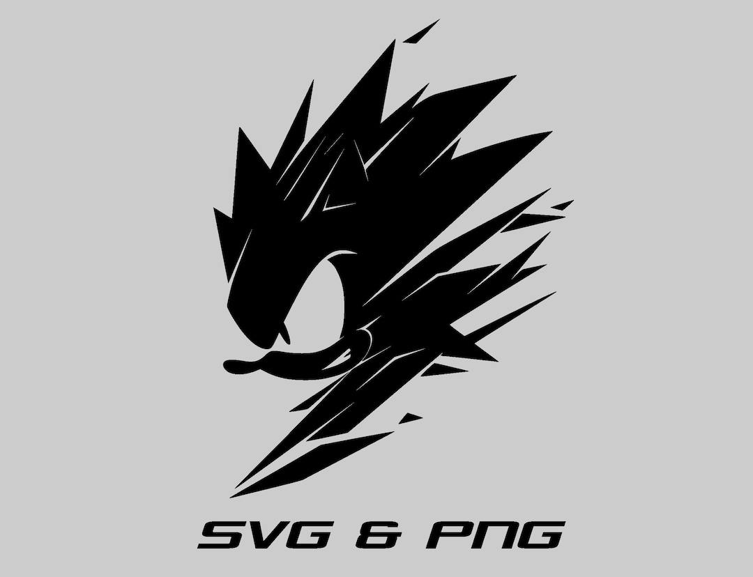 Sonic From Shards, Silhouette Svg, Sonic Clipart, Sonic Svg, Sonic Png ...