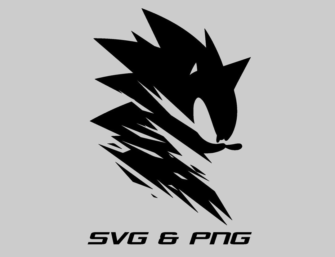 Sonic From Shards, Silhouette Svg, Sonic Clipart, Sonic Svg, Sonic Png ...