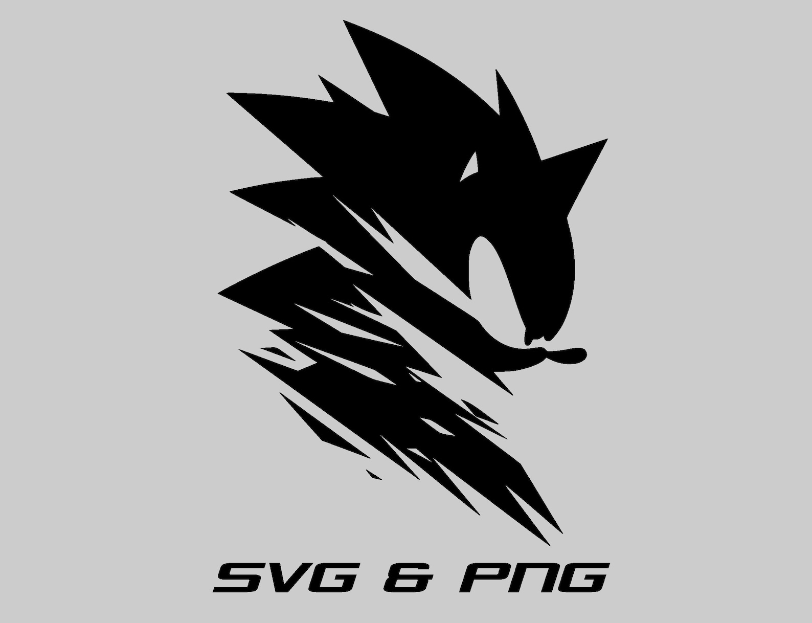 Sonic From Shards, Silhouette Svg, Sonic Clipart, Sonic Svg, Sonic Png ...