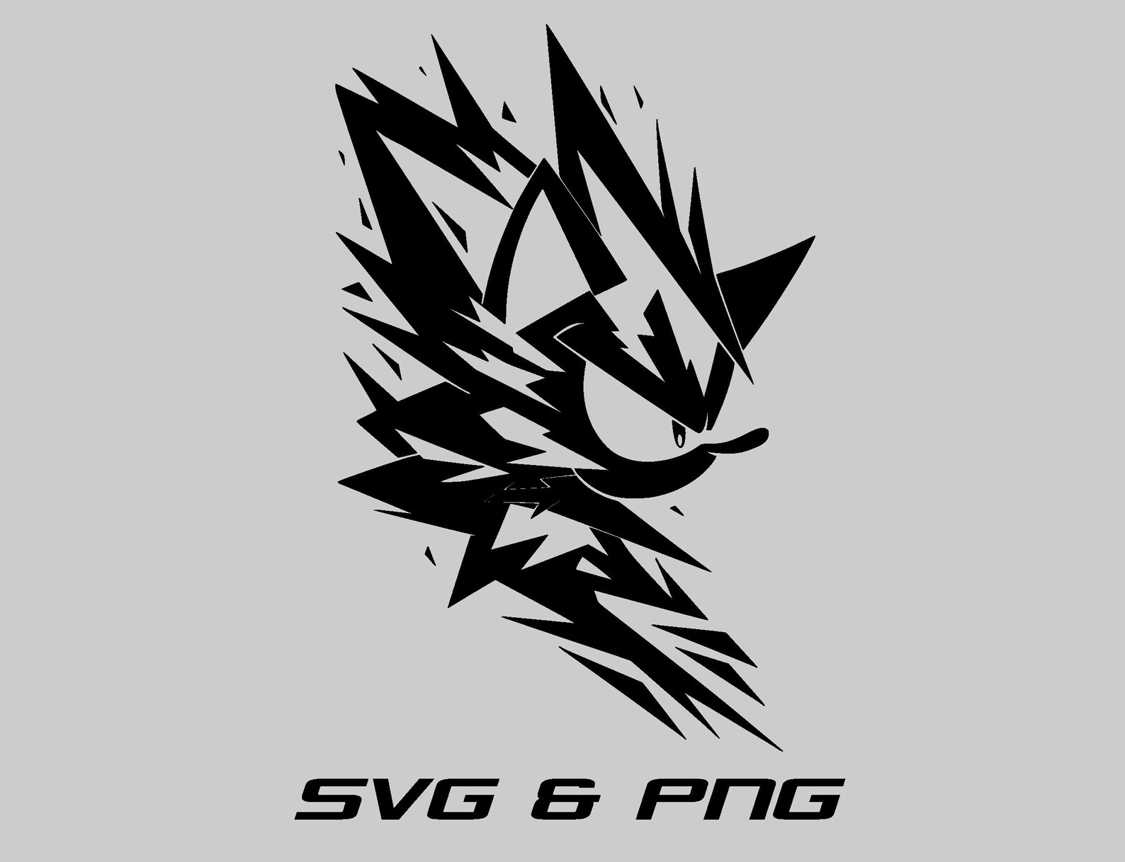 Sonic From Shards, Silhouette Svg, Sonic Clipart, Sonic Svg, Sonic Png ...