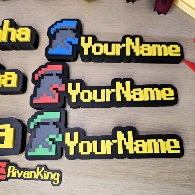 Custom Runescape Nameplate Personalized Gaming Desk Decor, OSRS Ironman ...