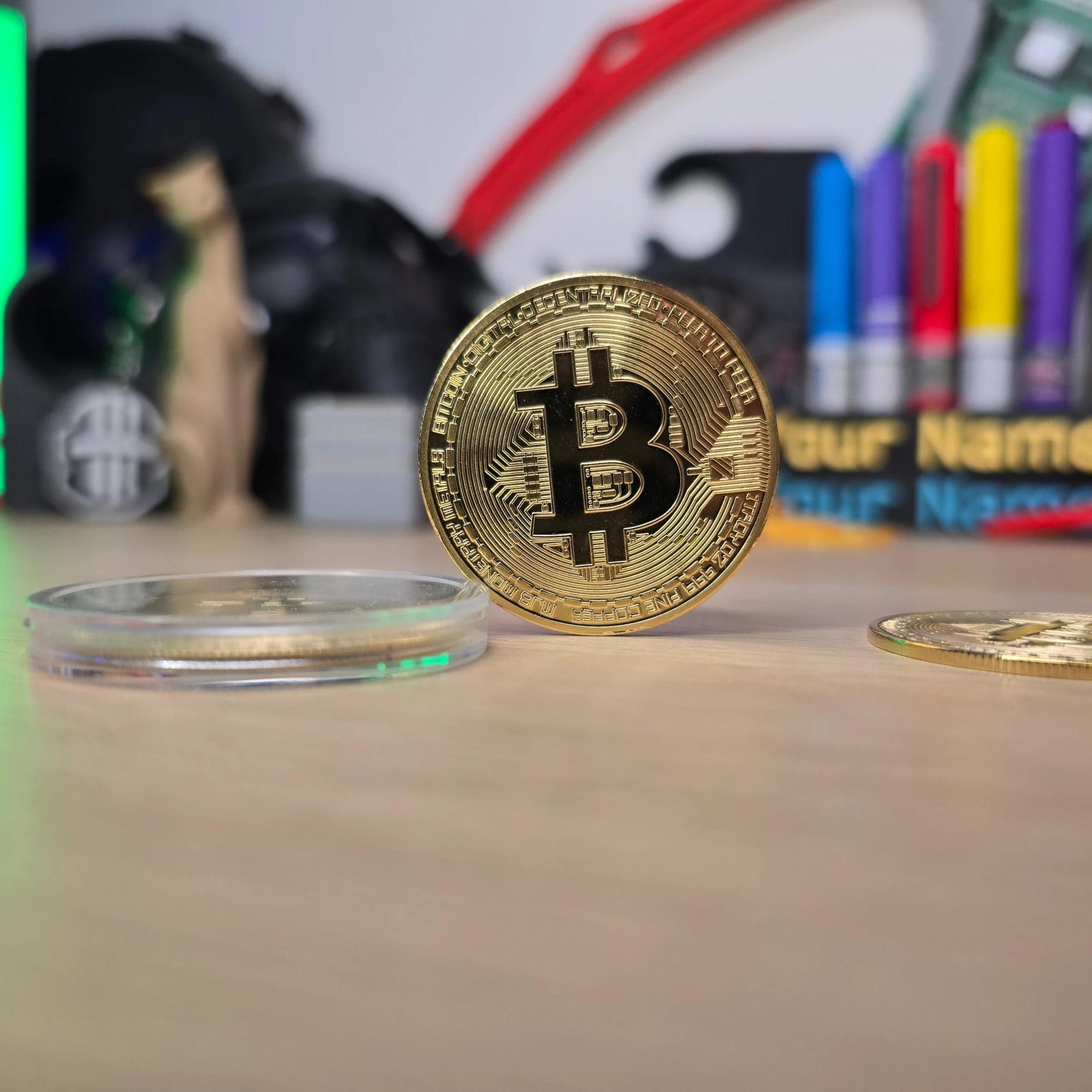 Escape From Tarkov Physical Bitcoin Replica • Detailed Metal GP Coin ...