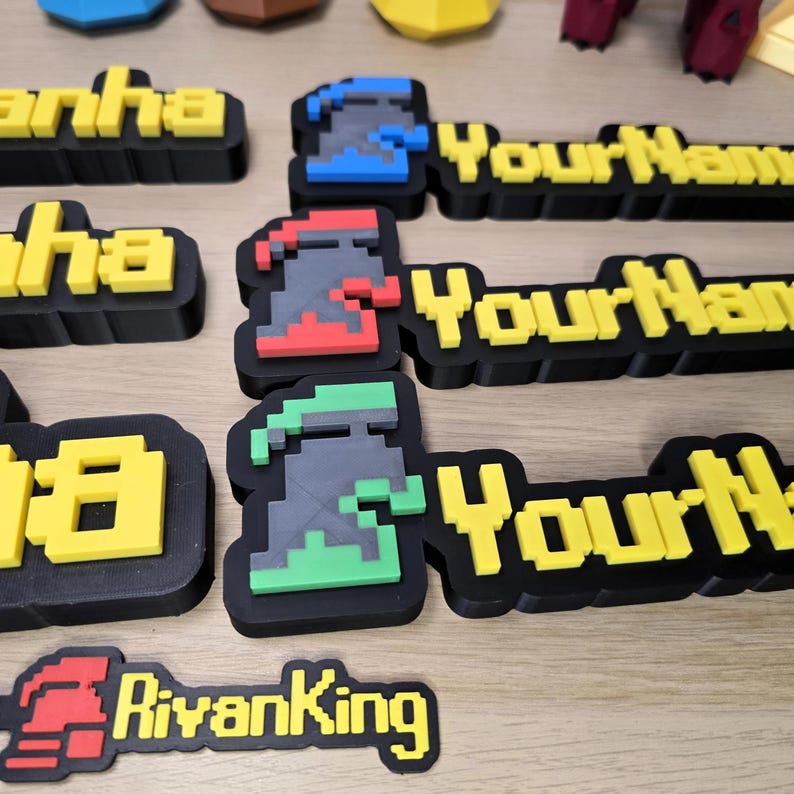 Custom Runescape Nameplate Personalized Gaming Desk Decor, OSRS Ironman ...