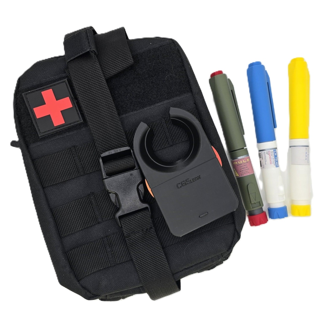 Escape From Tarkov AFAK Cosplay Bag With LEDX and Stim Props Tactical Gamer Medkit Pouch EFT ...