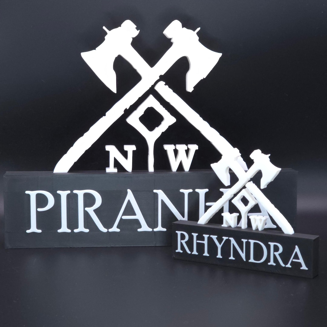 Custom New World Nameplate 3D Printed Gaming Tag Personalized Black ...
